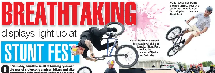 BREATHTAKI­NG displays light up at STUNT FEST - PressReader