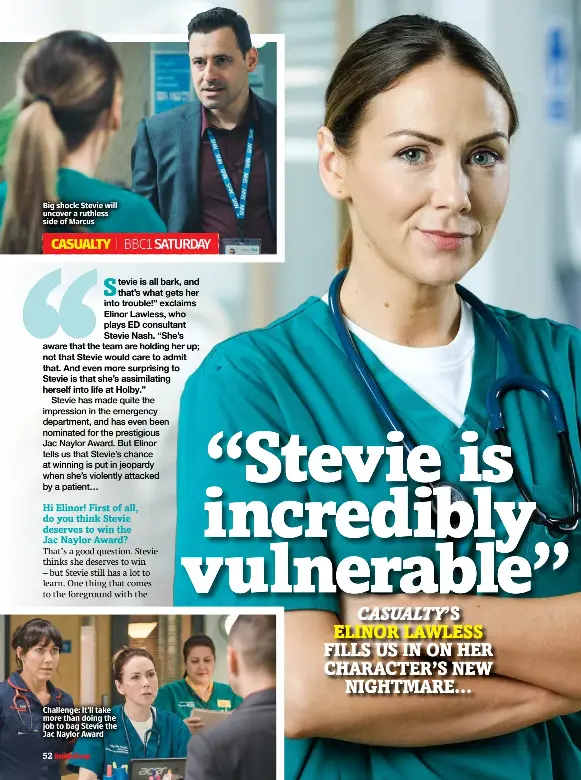 Casualty Stevie’s new nightmare - PressReader