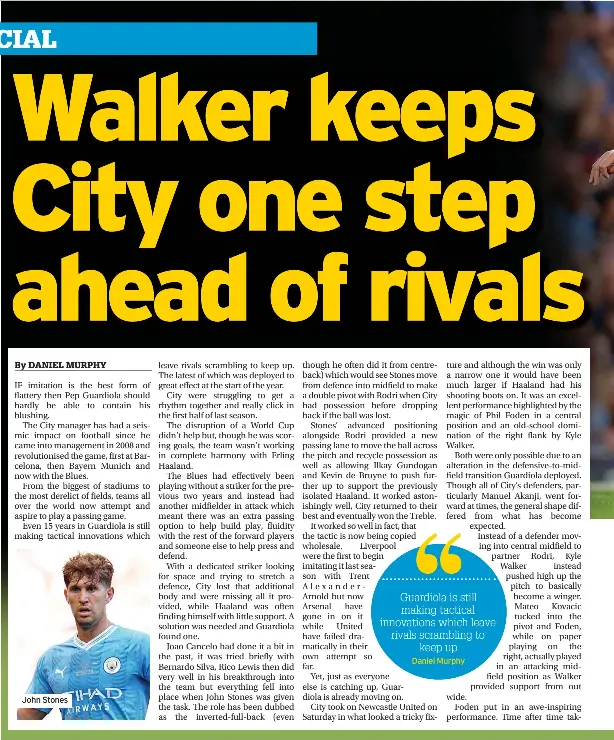 Walker keeps City one step ahead of rivals - PressReader