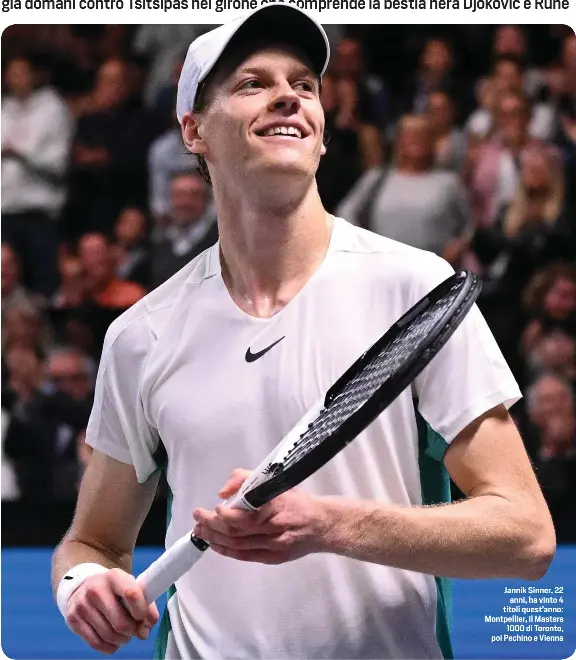 Sinner, questo è un anno d’oro - PressReader