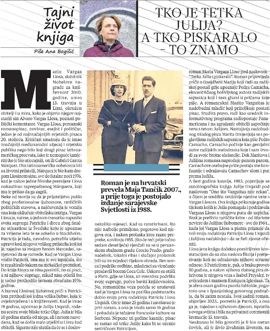 TKO JE TETKA JULIJA? A TKO PISKARALO - TO ZNAMO - PressReader