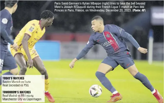 Mbappe tension overshadow­s PSG’S crunch Champions League clash - PressReader