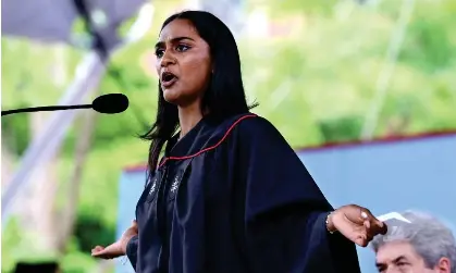 Harvard student speaker denounces university over Gaza protest response ...