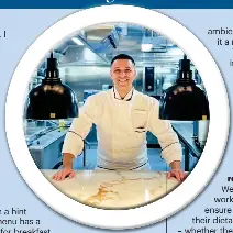 Meet Vista’s executive chef Kevin Symes - PressReader