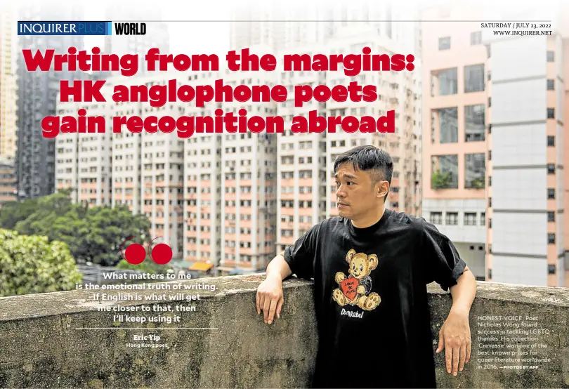 Writing from the margins: HK anglophone poets gain recognitio­n abroad ...
