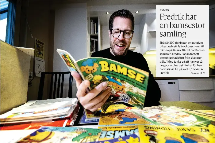 Fredrik har en bamsestor samling - PressReader
