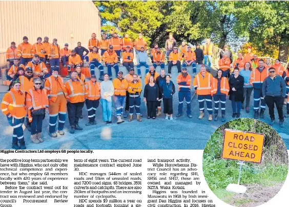 Higgins awarded roading contract - PressReader