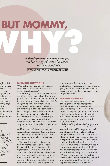 BUT MOMMY, WHY? - PressReader