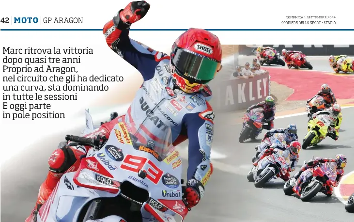 Marquez Sprint e ora cerca il bis - PressReader