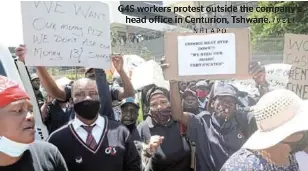 Workers demand R20m share from security firm - PressReader