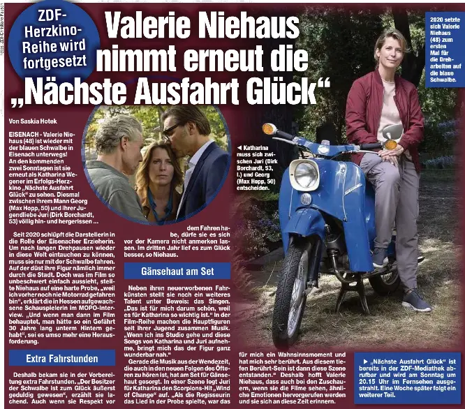 Valerie Niehaus nimmt erneut die „Nächste Ausfahrt Glück“ - PressReader