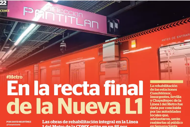 En la recta final de la Nueva L1 - PressReader