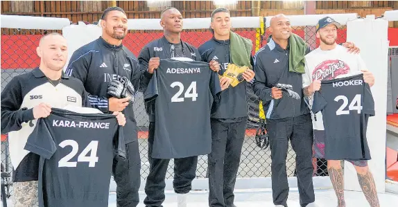 UFC fighters and All Blacks compare notes - PressReader