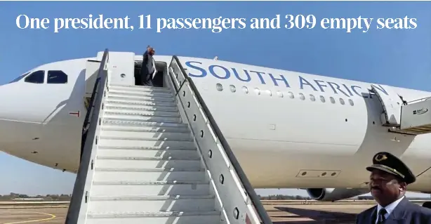One president, 11 passengers and 309 empty seats - PressReader