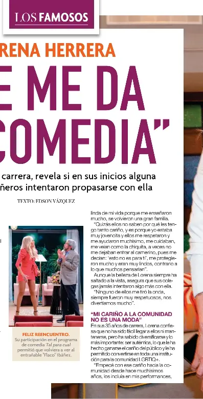 “SE ME DA LA COMEDIA” - PressReader