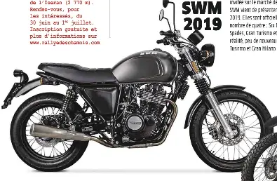 QUATRE NOUVEAUTÉS SWM 2019 - PressReader