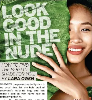 LOOK GOOD IN THE NUDE - PressReader