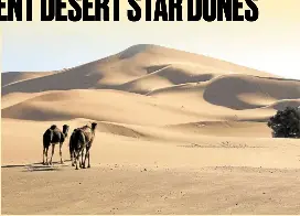 SCIENTISTS REVEAL SECRETS OF EARTH’S MAGNIFICEN­T DESERT STAR DUNES ...