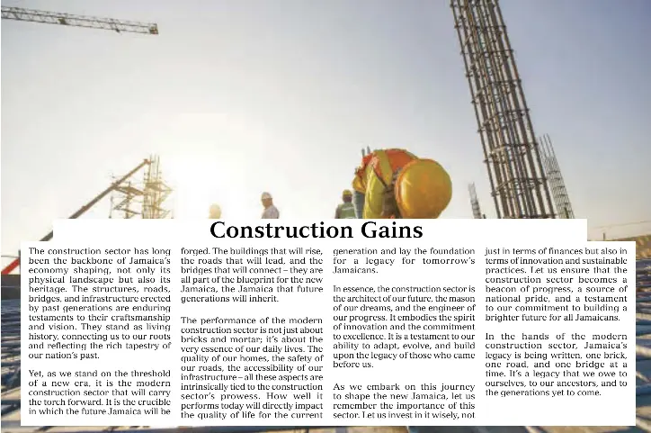 Constructi­on Gains - PressReader