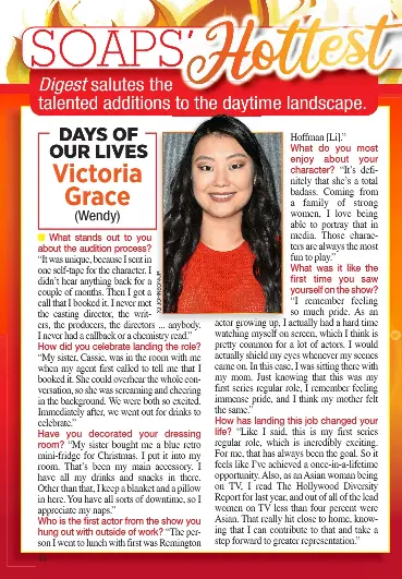 DAYS OF OUR LIVES Victoria Grace - PressReader