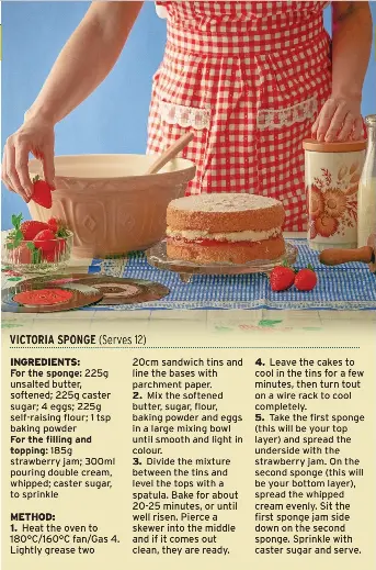 VICTORIA SPONGE (Serves 12) - PressReader