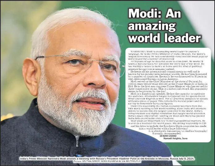 Modi: An amazing world leader - PressReader