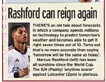 Rashford can reign again - PressReader