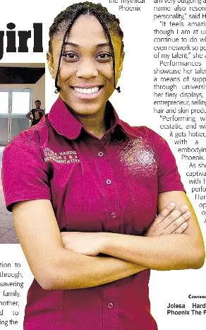 Phoenix, the sparkling dancing fire girl - PressReader