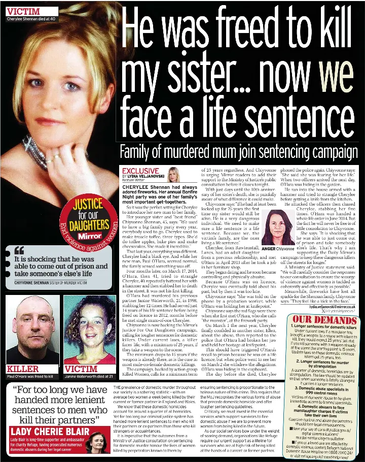 He was freed to kill my sister... now we face a life sentence - PressReader