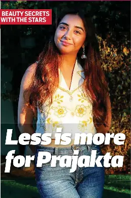 Less is more for Prajakta - PressReader