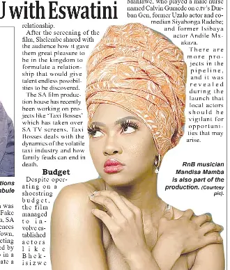 SA’s Shelembe Production­s signs MoU with Eswatini - PressReader