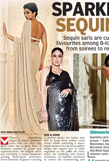 SPARKLE IN A SEQUIN SARI - PressReader