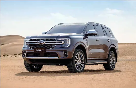 Start your adventure with next-gen Ford Everest 4x4 SUV - PressReader