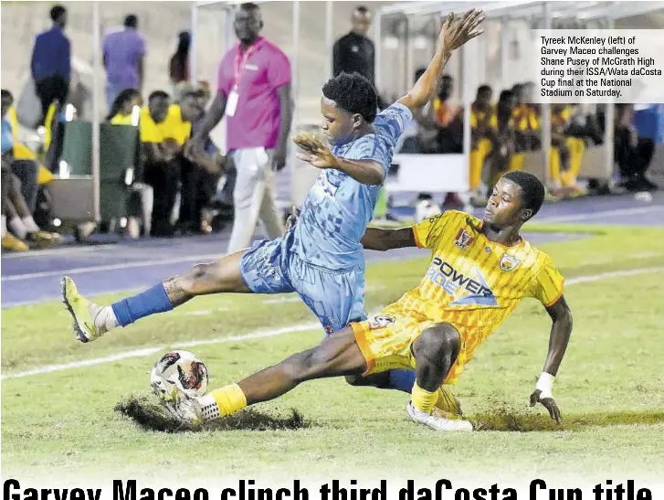 Garvey Maceo clinch third dacosta Cup title - PressReader