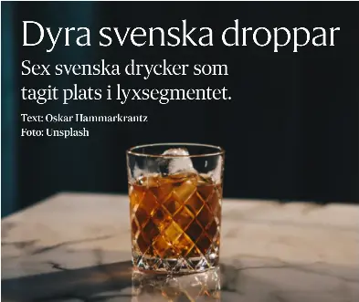 Dyra svenska droppar - PressReader