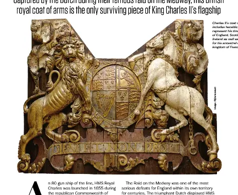 HMS ROYAL CHARLES STERN CARVING - PressReader