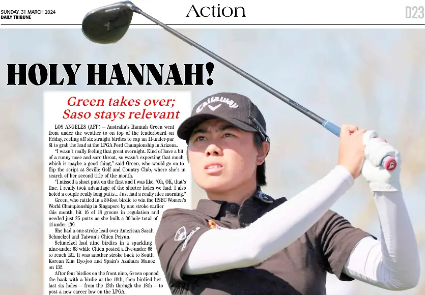 HOLY HANNAH! - PressReader