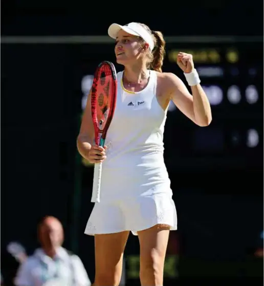 Clinical Rybakina eases past Halep to reach Wimbledon final - PressReader