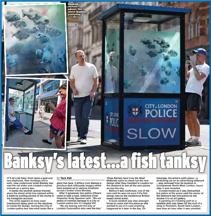 Banksy’s latest...a fish tanksy - PressReader