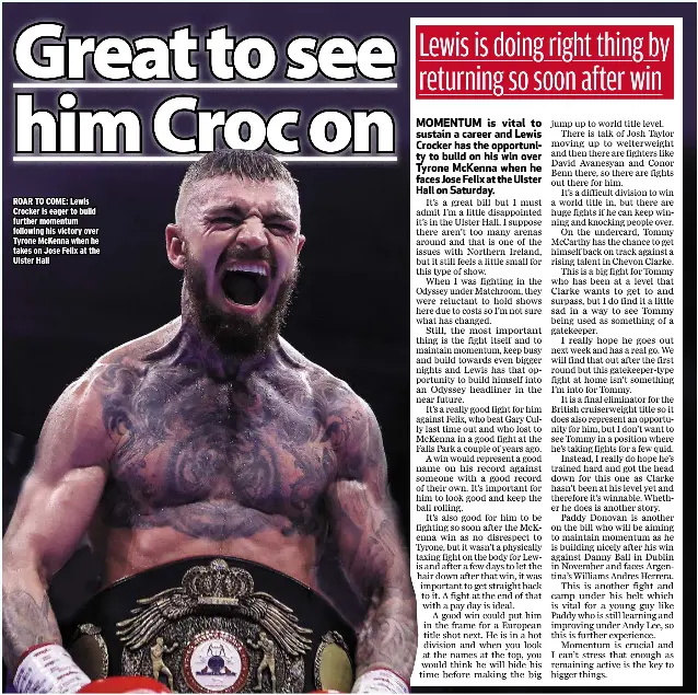 Great to see him Croc on - PressReader