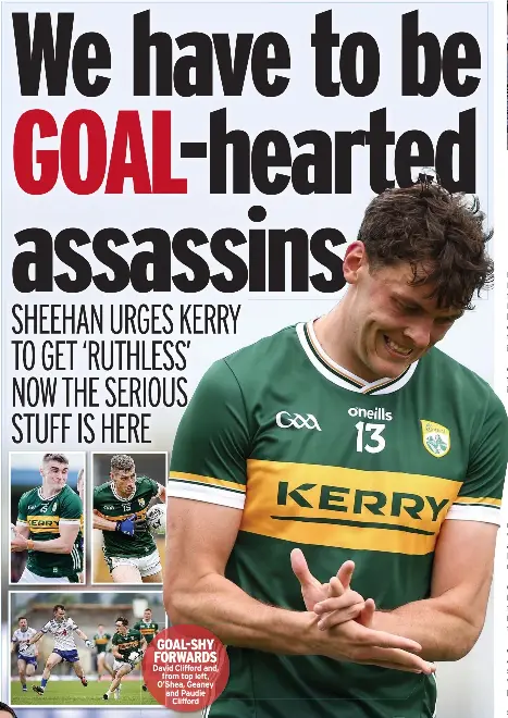 We have to be Goal-hearted assassins - PressReader