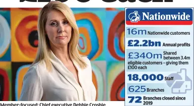 Nationwide to pay 3.4m customers £100 each - PressReader