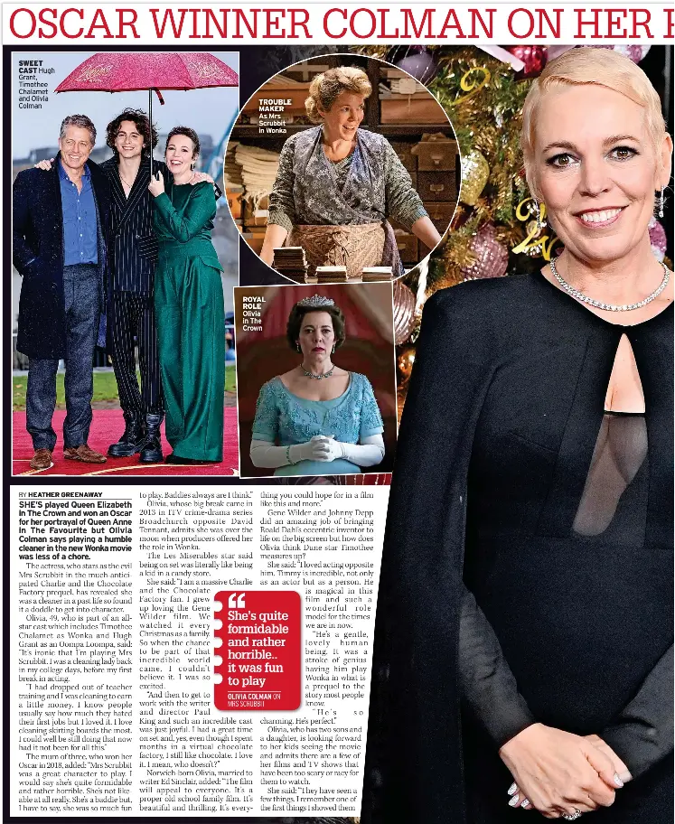 OSCAR WINNER COLMAN ON HER P - PressReader