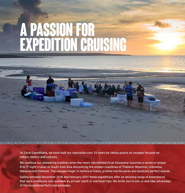 A PASSION FOR EXPEDITION CRUISING - PressReader