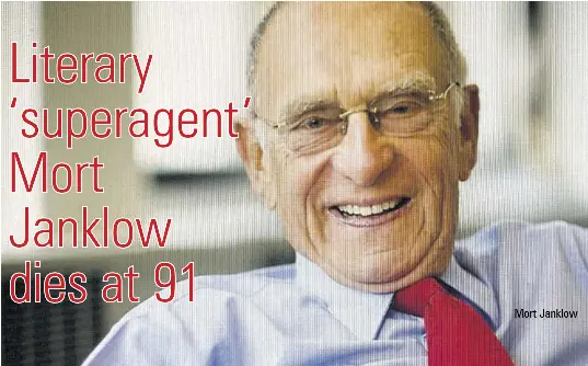 Literary ‘superagent’ Mort Janklow dies at 91 - PressReader