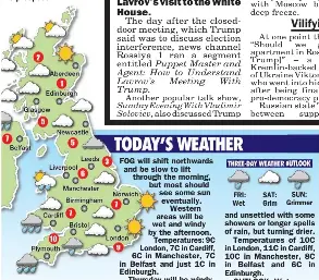 TODAY'S WEATHER - PressReader