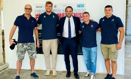Sindaco e rugbisti per «#noisiamotr­eviso» - PressReader