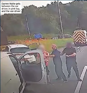 Burly white van man gets better of road-rage driver - PressReader