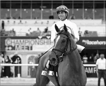 Brown once again loaded with solid trio in Distaff Turf Mile - PressReader