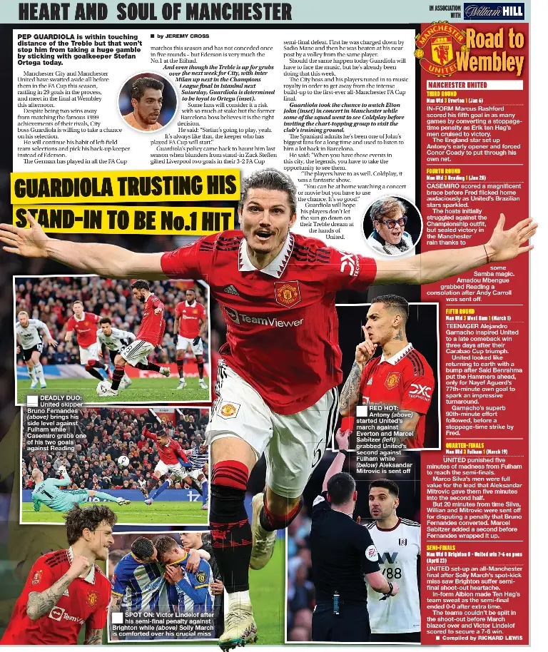 GUARDIOLA TRUSTING HIS STAND-IN TO BE No.1 HIT - PressReader